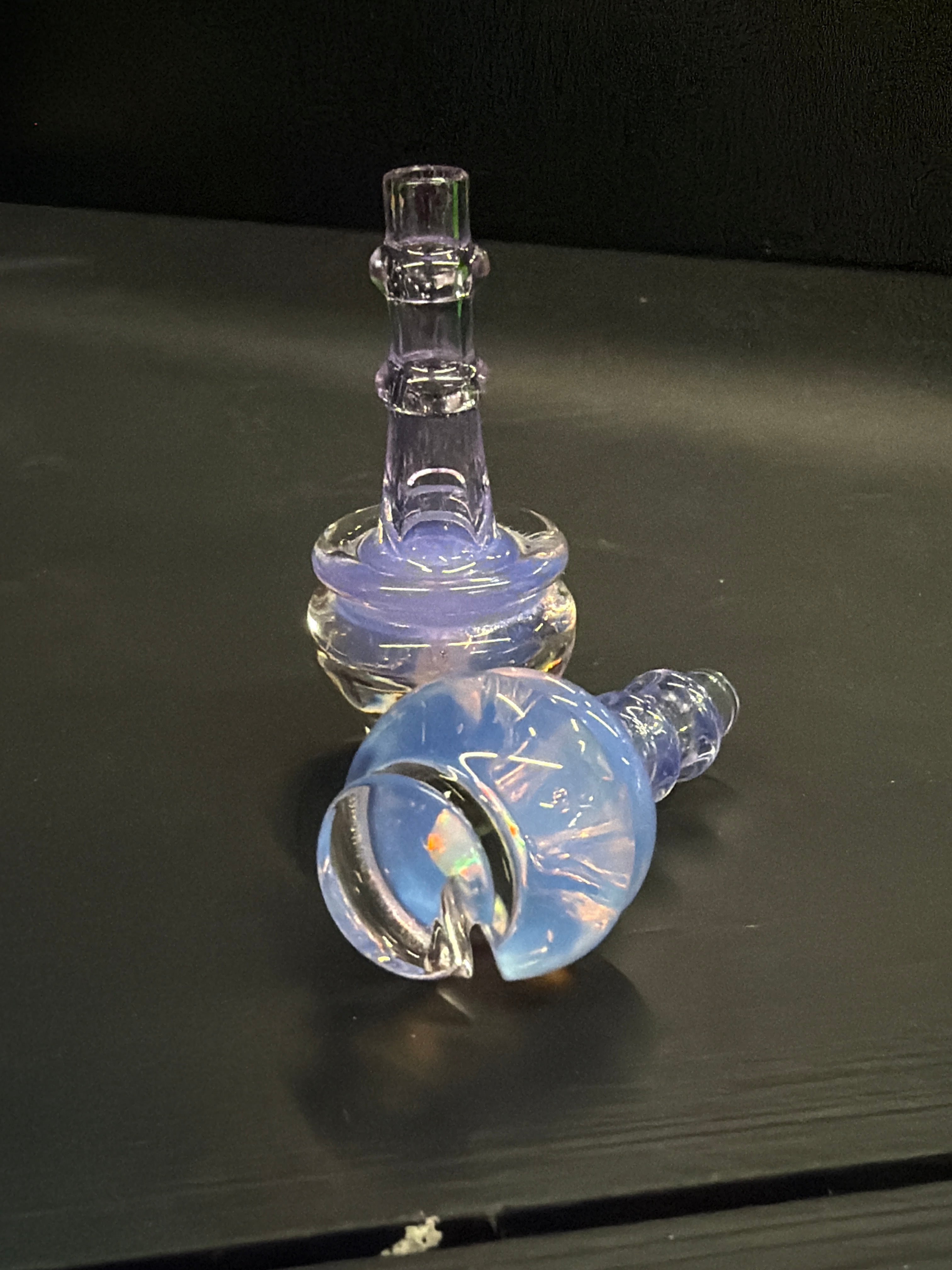 Skelton Key Opal on Pink Slime – One Trick Pony Glass